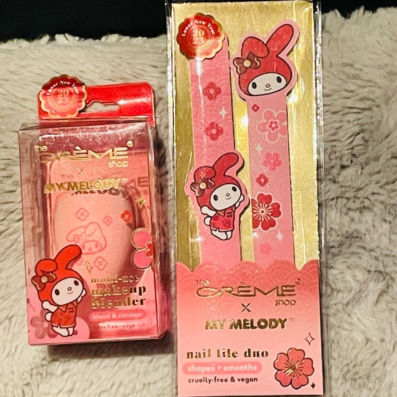 Makeup | My Melody X The Crme Shop Makeup Blender Nail File Bundle ...